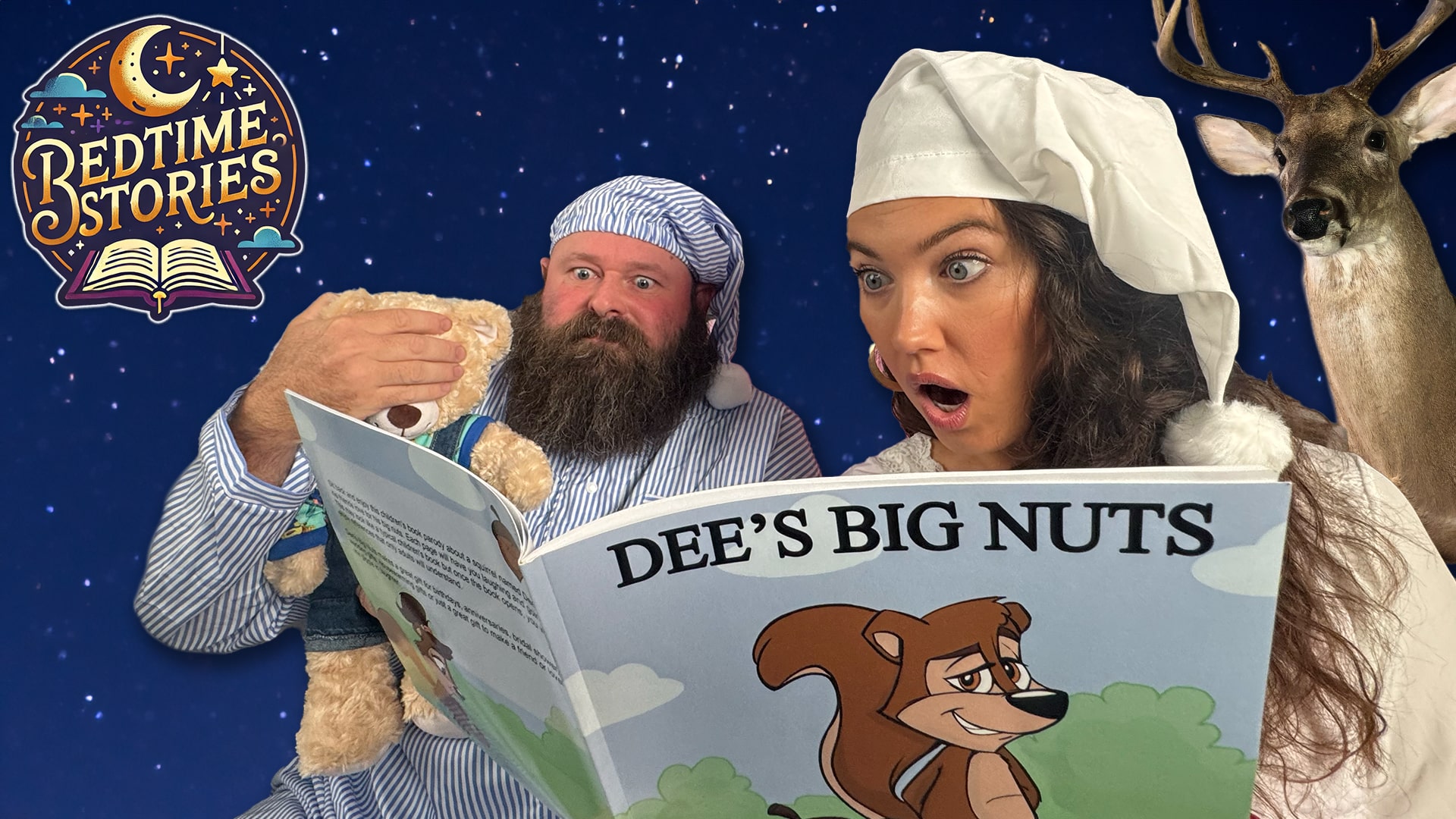 Ashla & Alabama Boss Read "Dee's Big Nuts" | Bedtime Stories - Rated Red